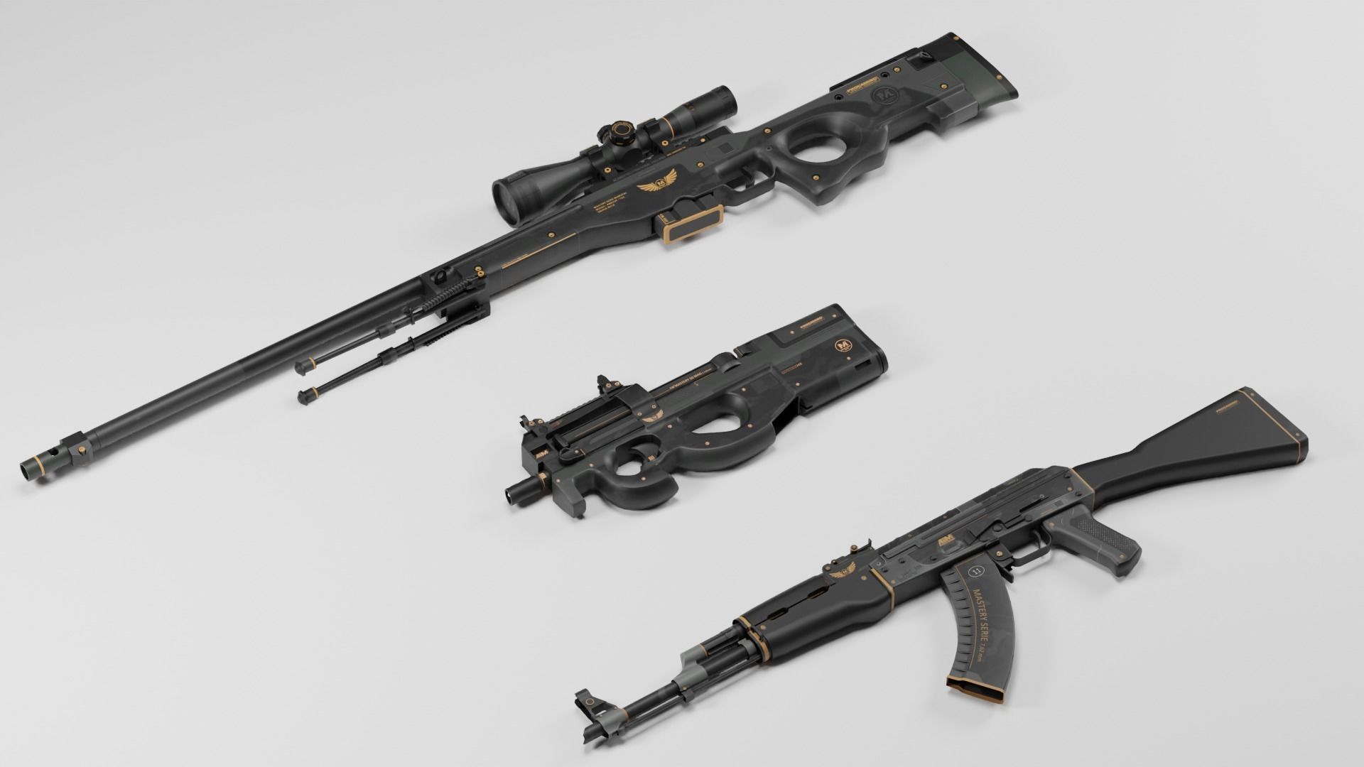 CS2 Elite Build Collection 3D model | CGTrader
