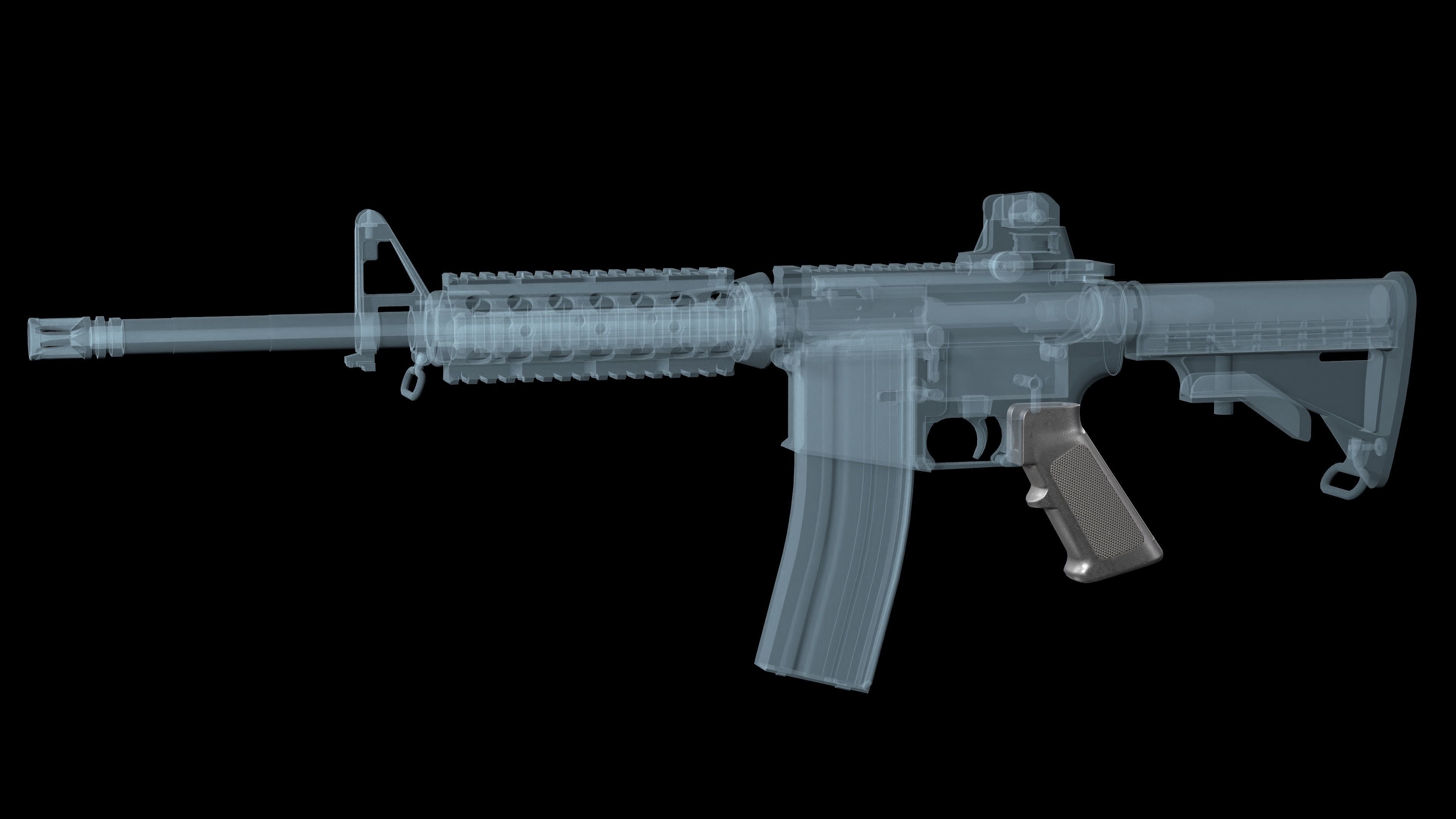 3D model AR-15 AR-10 pistol grip A2 VR / AR / low-poly | CGTrader