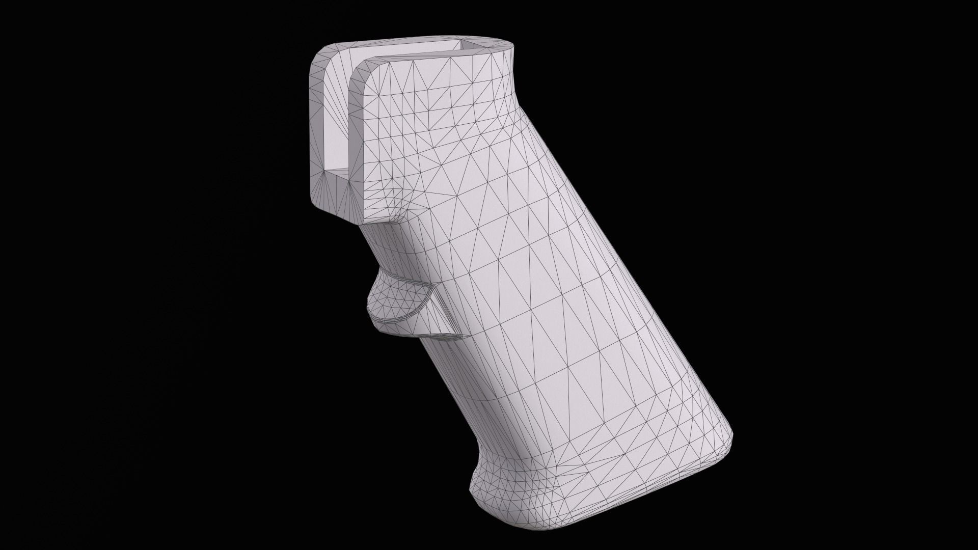 3D model AR-15 AR-10 pistol grip A2 VR / AR / low-poly | CGTrader