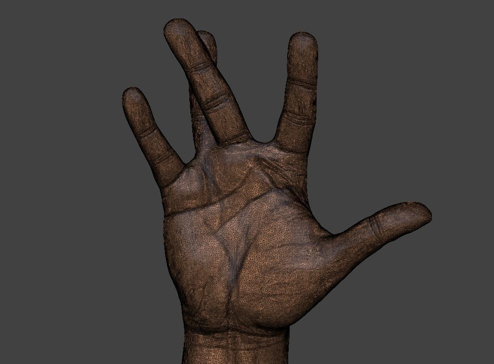 Westside sign hand 3D model 3D printable | CGTrader