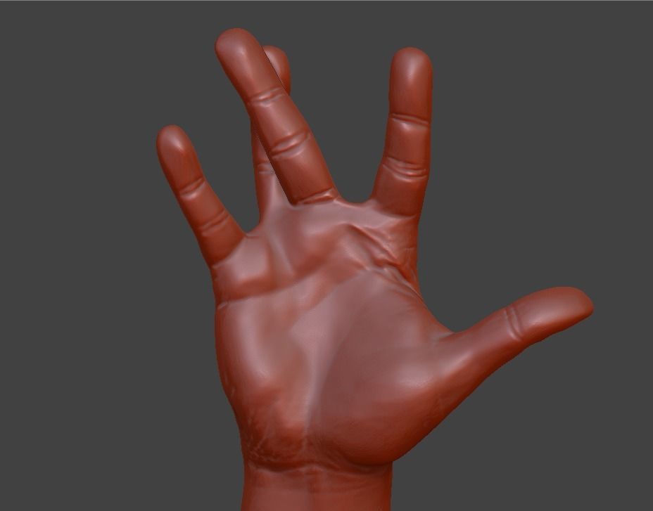 Westside sign hand 3D model 3D printable | CGTrader
