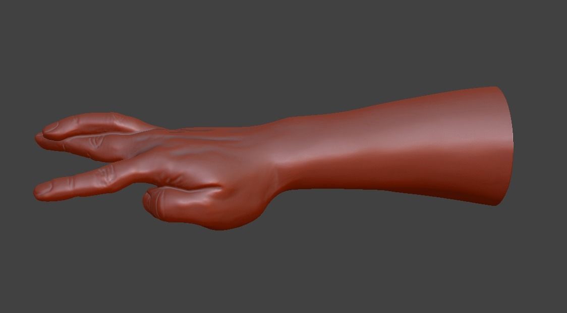 Westside sign hand 3D model 3D printable | CGTrader