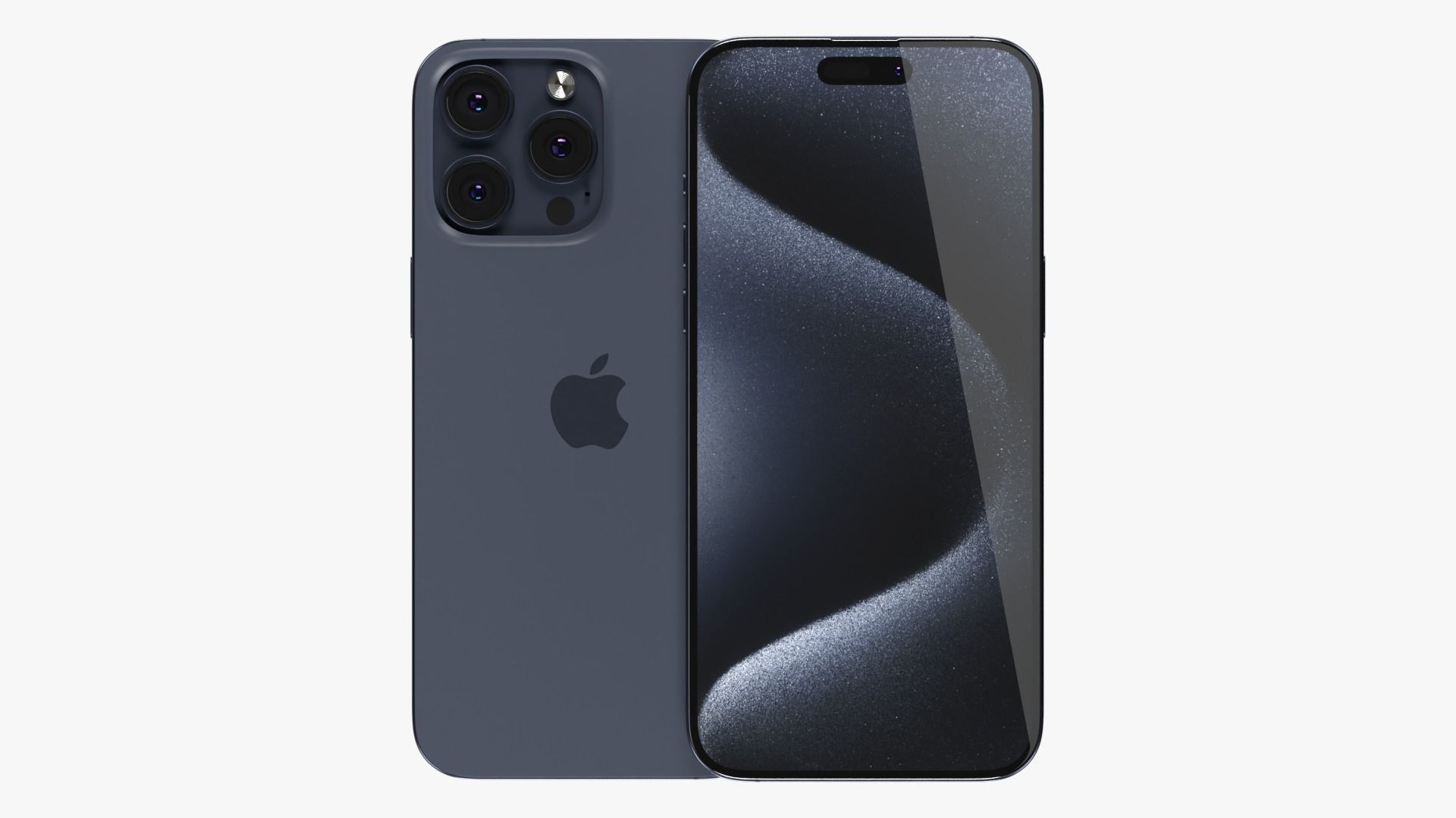 iPhone 15 Pro Max Blue Titanium 3D model | CGTrader