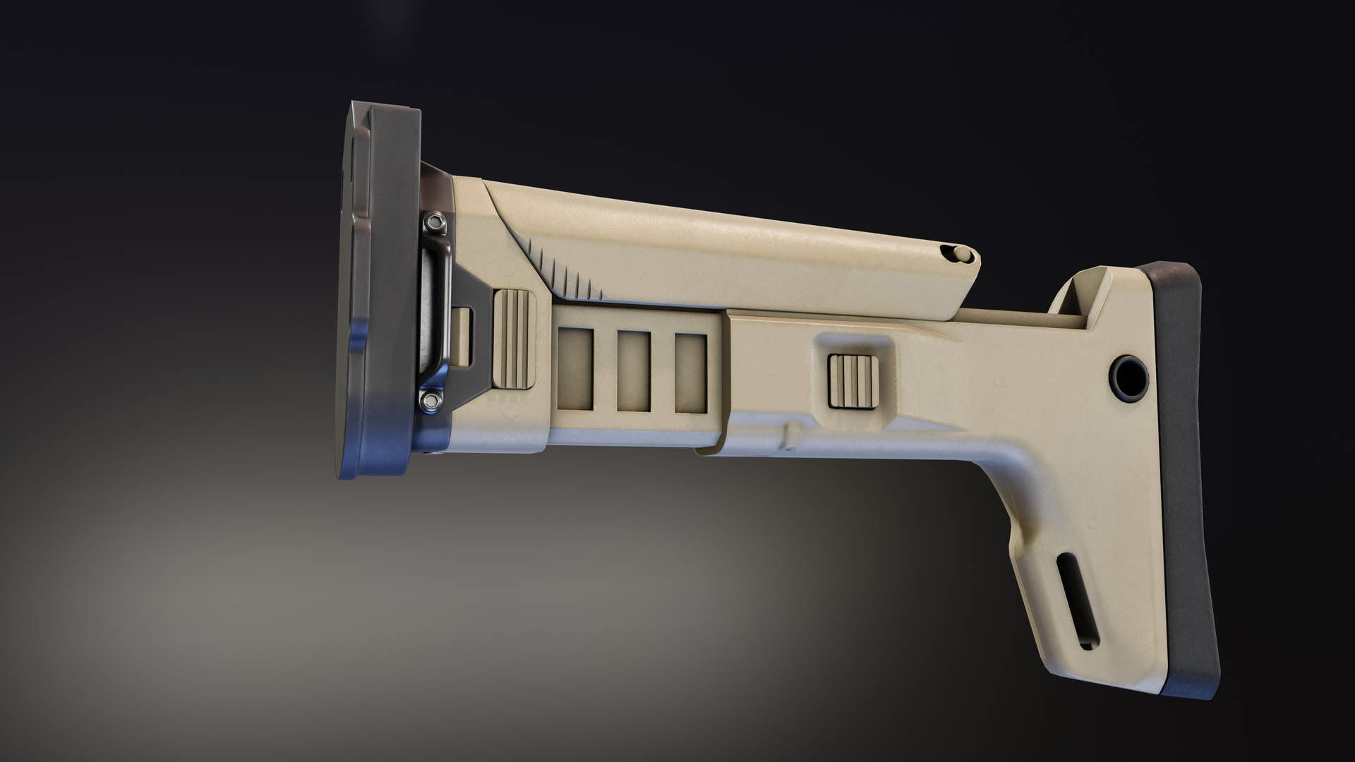 3D model Kinetic Scar Adaptable Stock VR / AR / low-poly | CGTrader