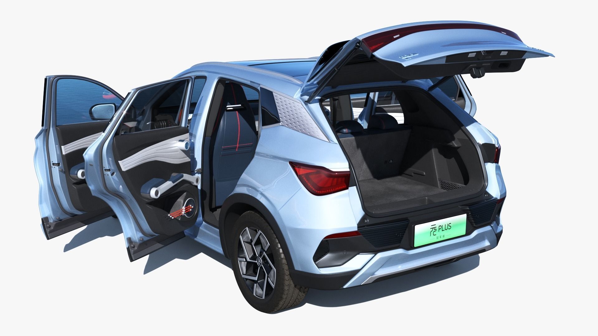 BYD Atto3 BYD YUAN PLUS EV 2023 Champion Edition with interior 3D model ...