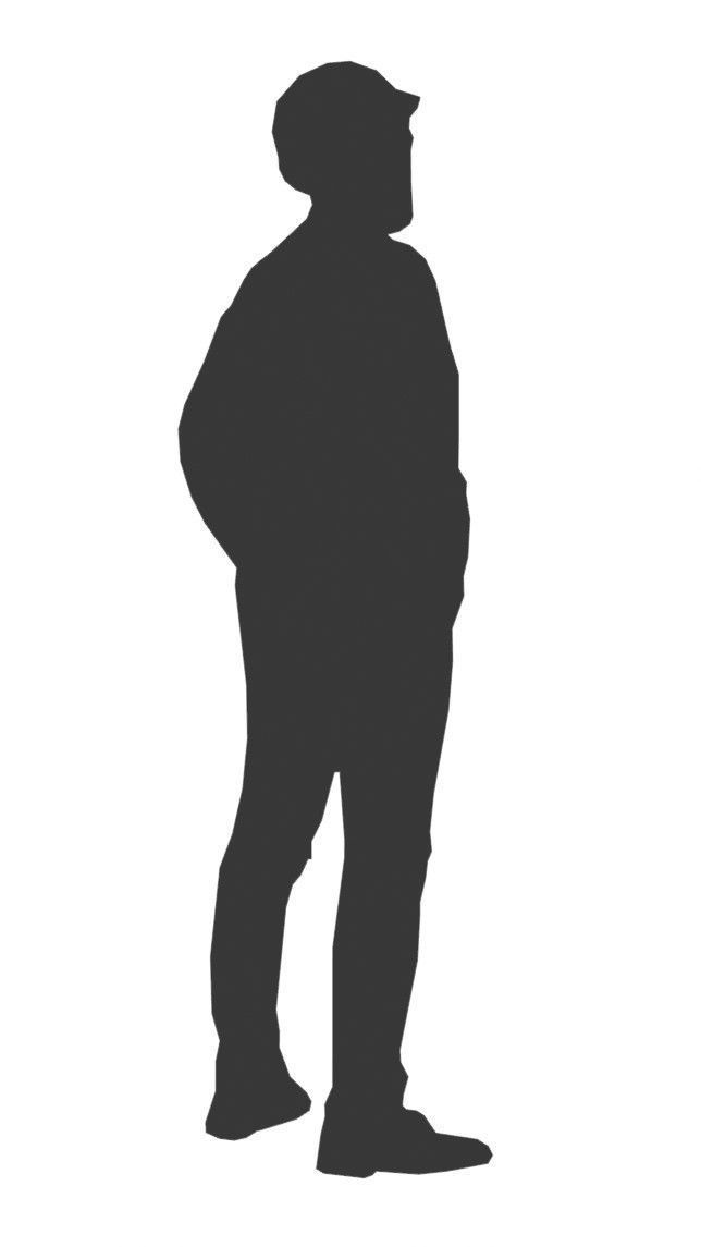 3D silhouettes of engineers workers various file format 3D model | CGTrader