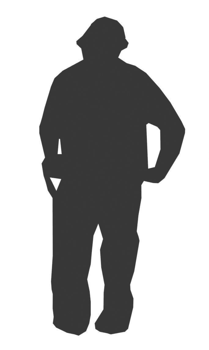 3D silhouettes of engineers workers various file format 3D model | CGTrader