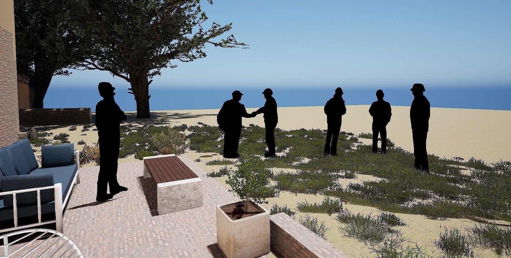 3D silhouettes of engineers workers various file format 3D model | CGTrader