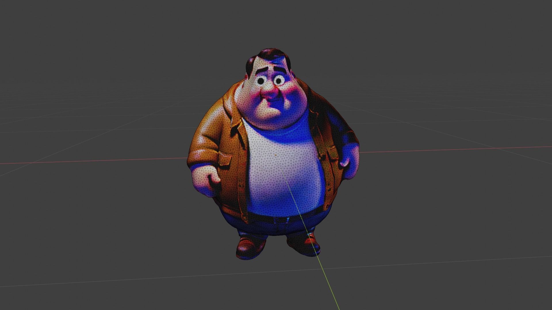 3D model Cartoon Fat Man VR / AR / low-poly | CGTrader