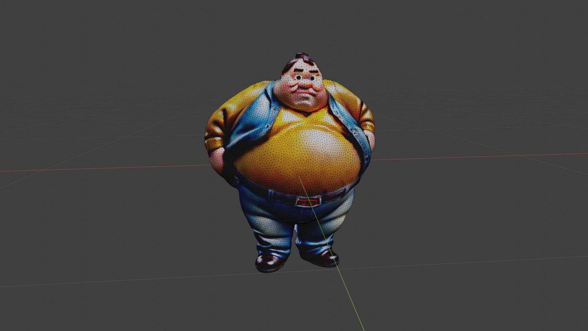 3D model Cartoon Fat Man VR / AR / low-poly | CGTrader