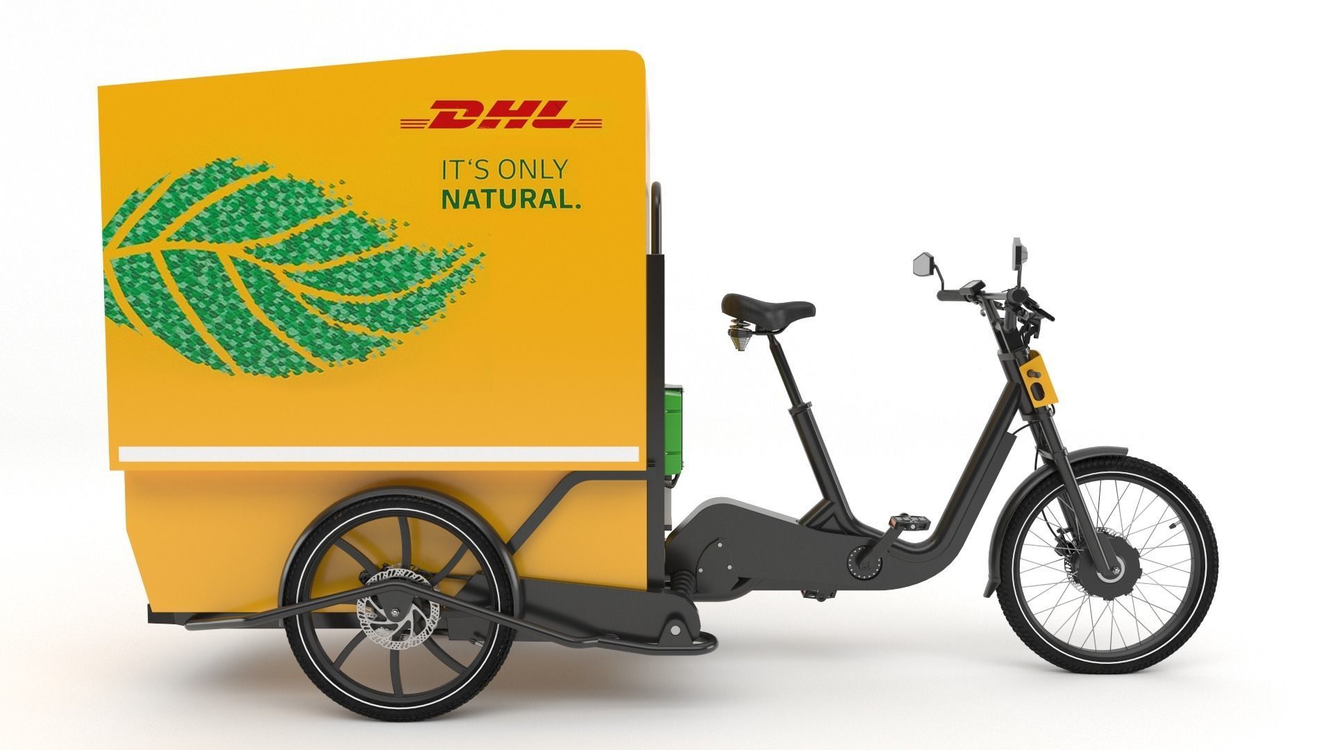 DHL delivery bike 3D model | CGTrader