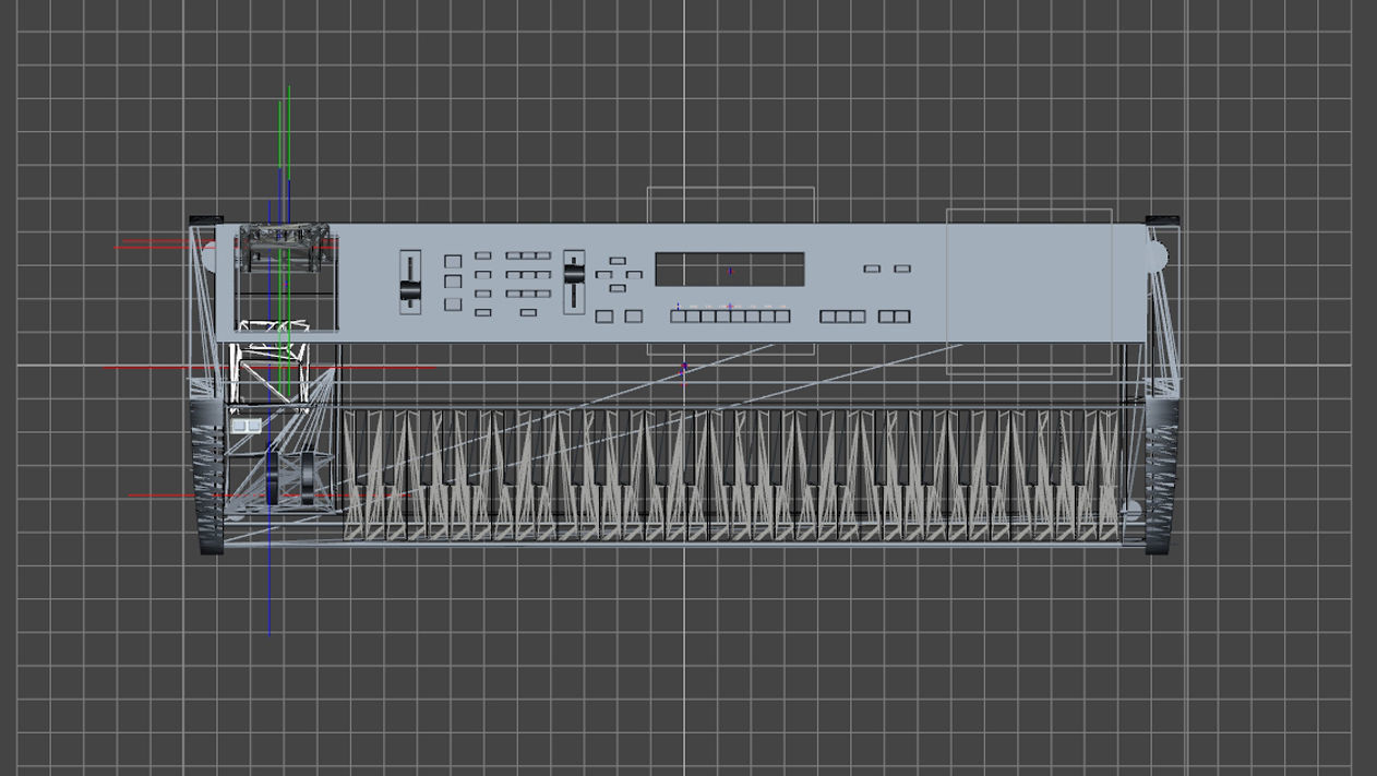 Ensoniq ASR-10 Keyboard 3D model | CGTrader