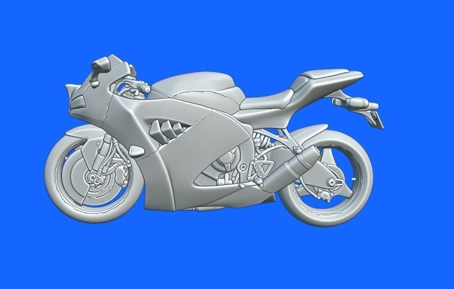 ROAD SUPERBIKE STL 3D model 3D printable | CGTrader