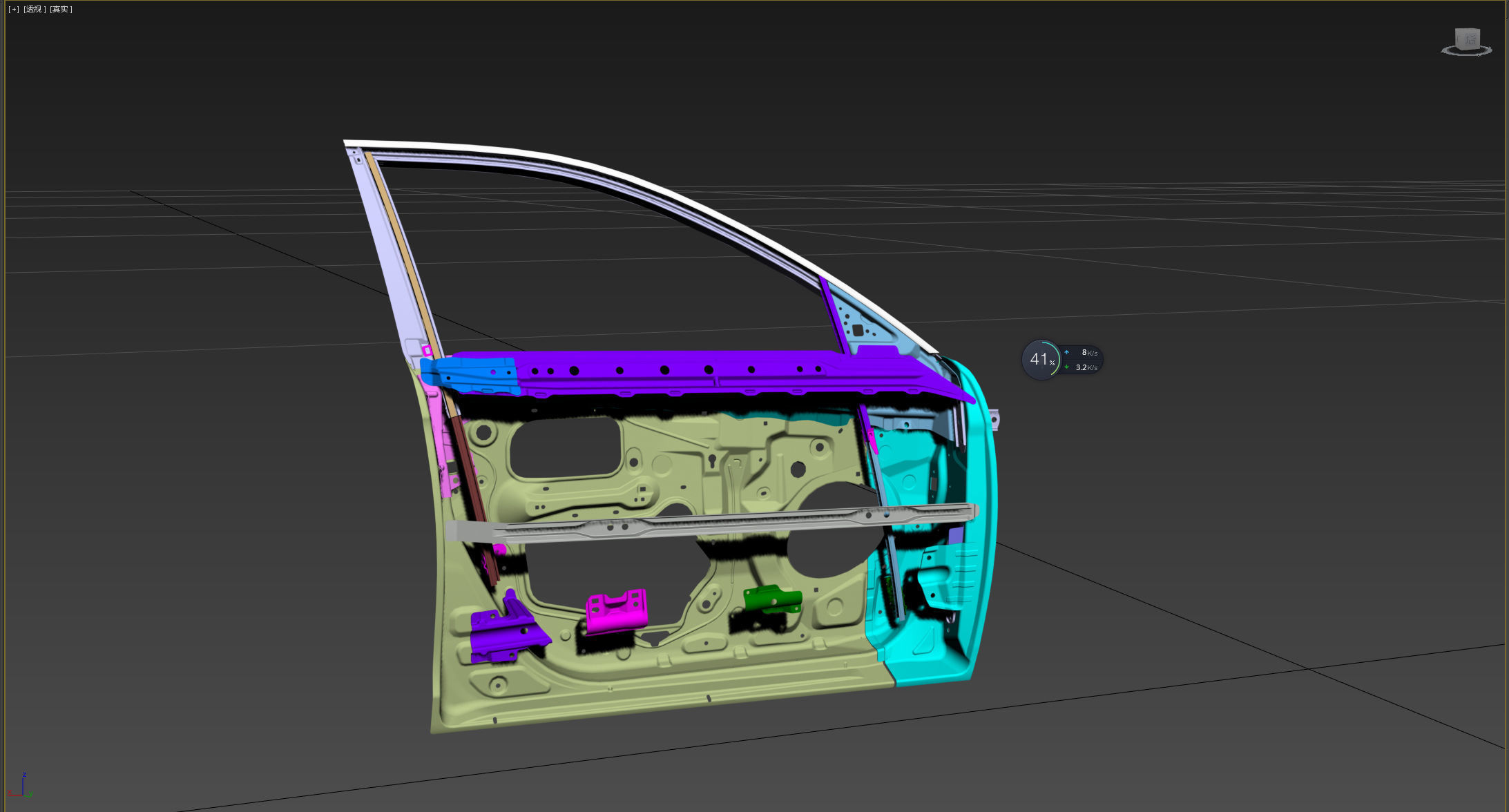 CATIA CAR DOOR FRAME 3D model | CGTrader