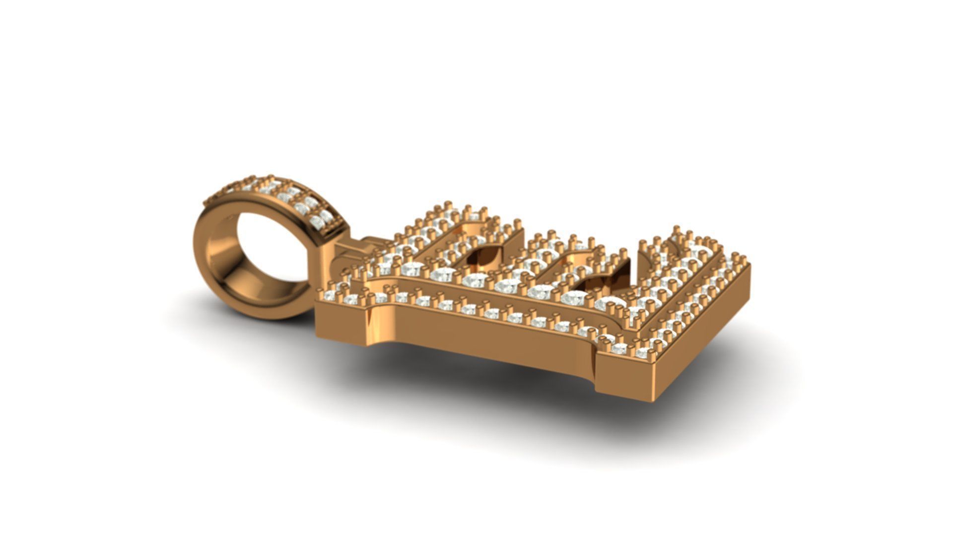 Barbee Name Pendant 3D model 3D printable | CGTrader