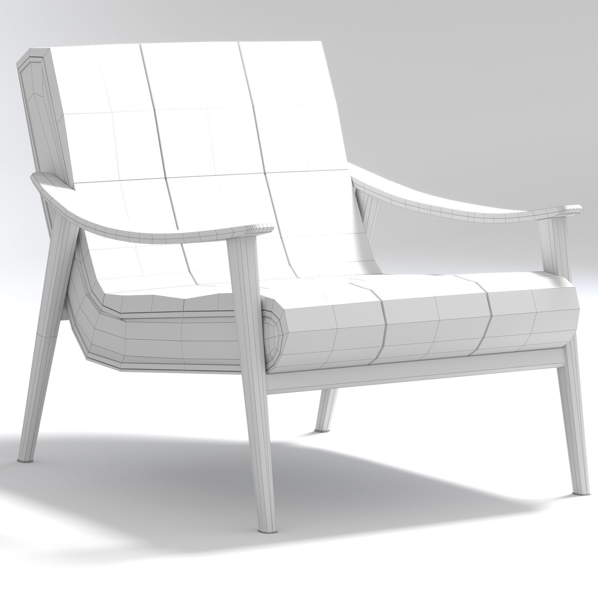 FYNN Chair By Minotti free 3D model | CGTrader