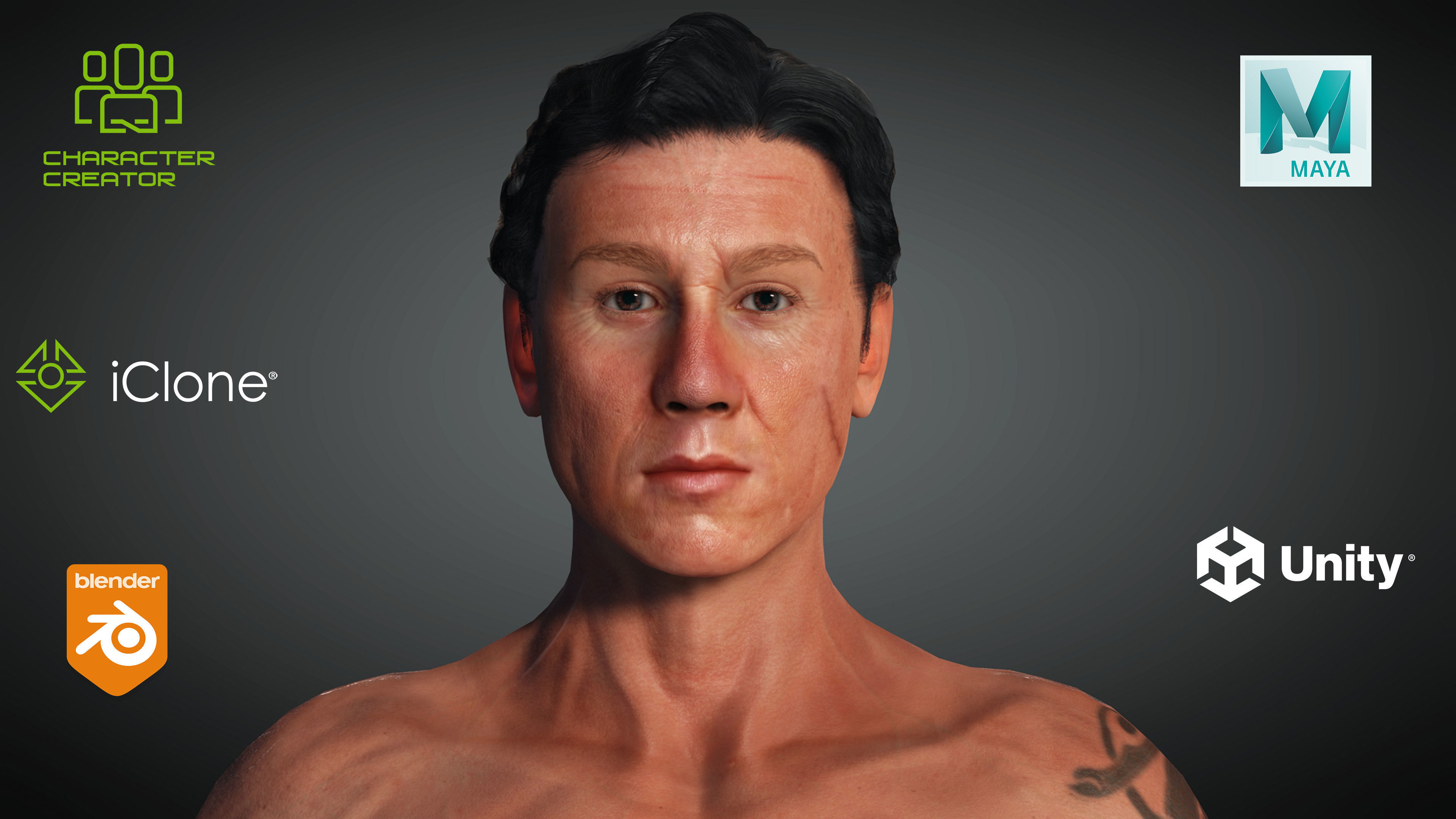 3D model Jackie Chan Rigged Animated 2500 Free animations tutorial VR ...