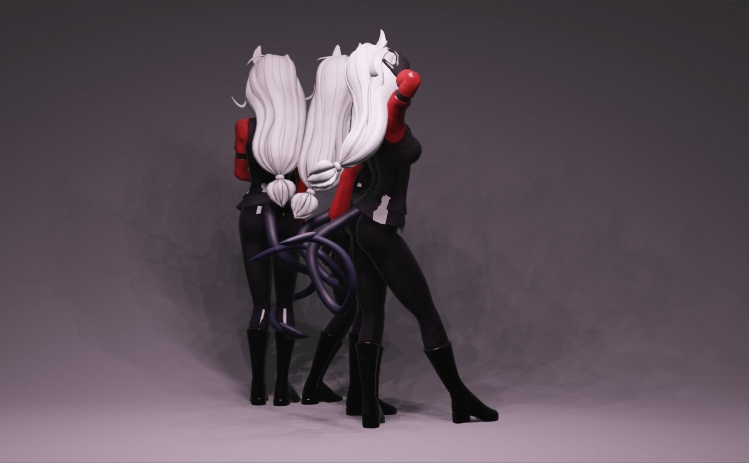 Anime Character - From Helltaker 3D model | CGTrader