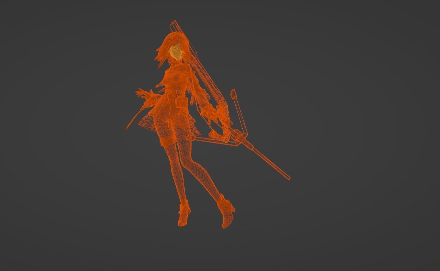 Anime Character - HSR March 7th 3D model | CGTrader