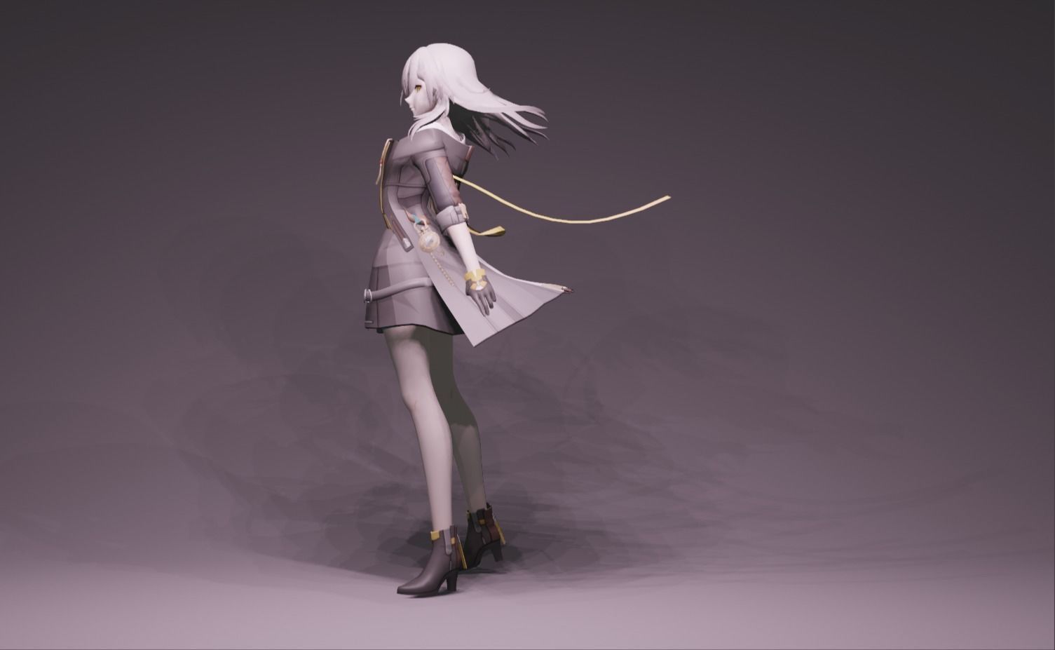 Anime Character - HSR Receptacle Stelle 3D model | CGTrader