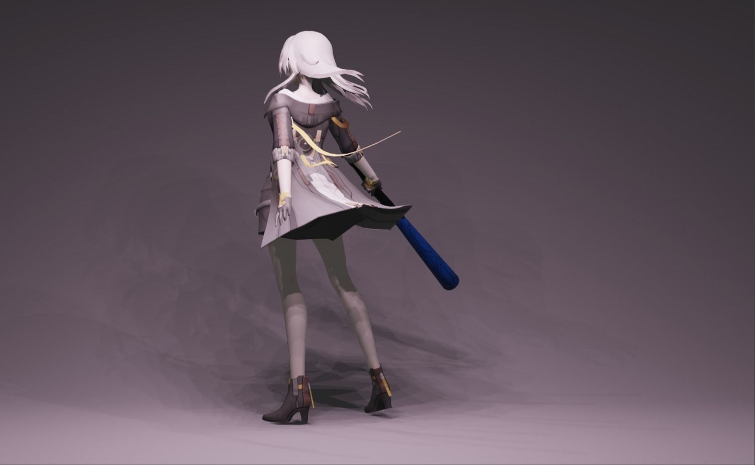 Anime Character - HSR Receptacle Stelle 3D model | CGTrader