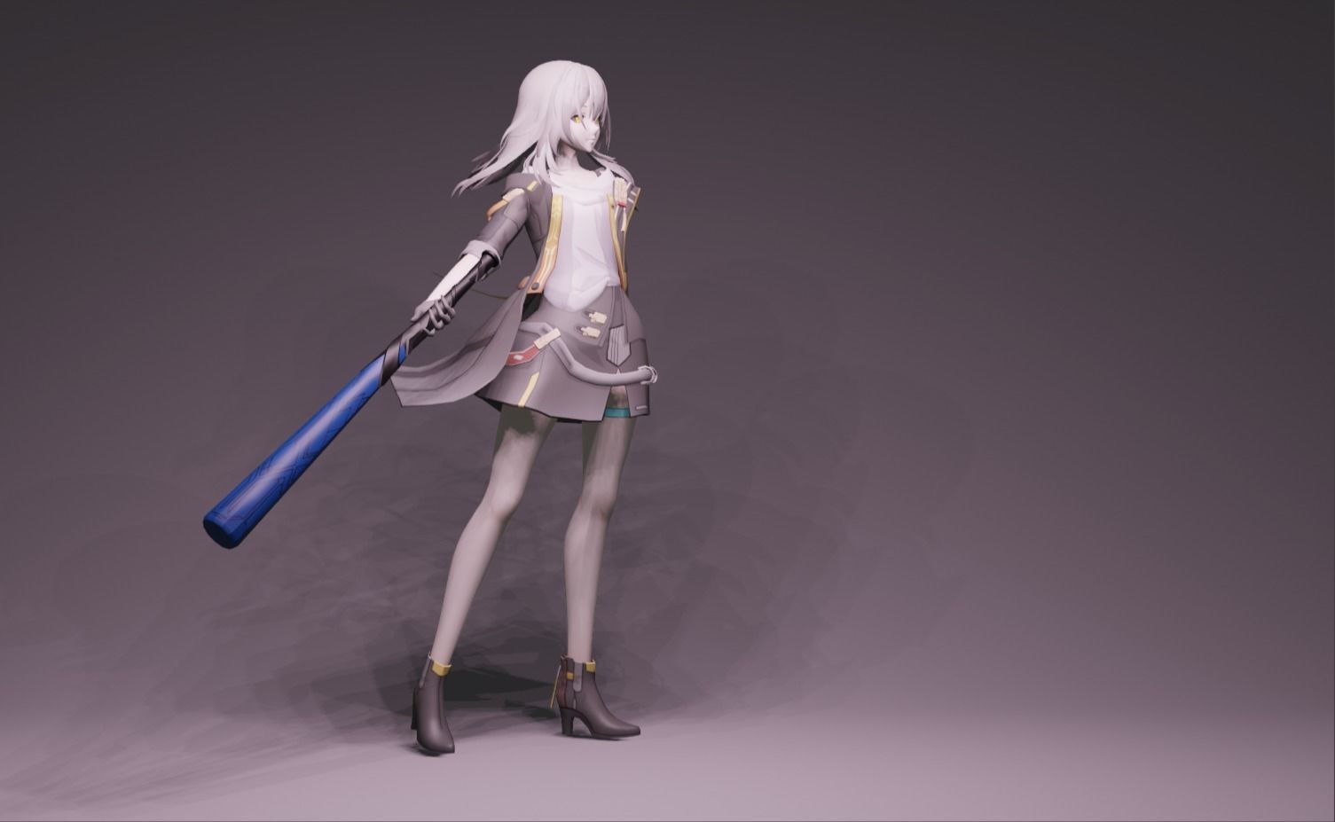 Anime Character - HSR Receptacle Stelle 3D model | CGTrader