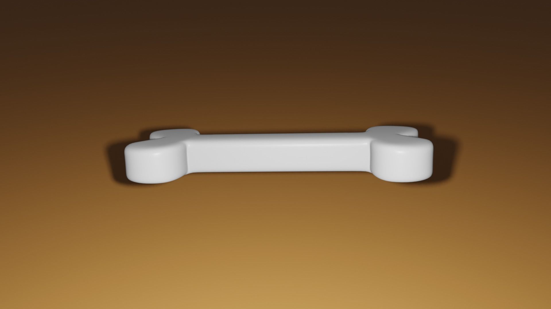 Flat Dog Bone - 3D Model 3D model | CGTrader