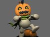 Pumpkinmon Digimon 3D model 3D printable | CGTrader