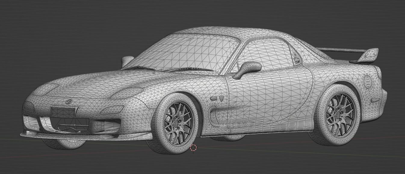 3D model mazda rx7 fd VR / AR / low-poly | CGTrader