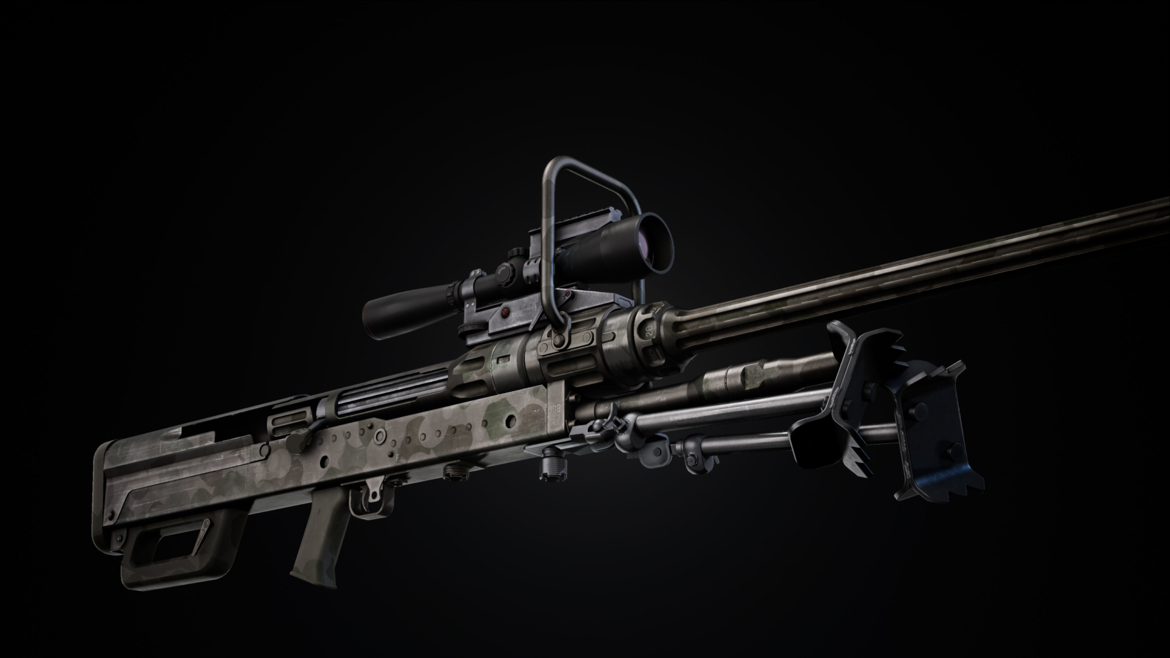 3D model Rifle NTW-20 VR / AR / low-poly | CGTrader