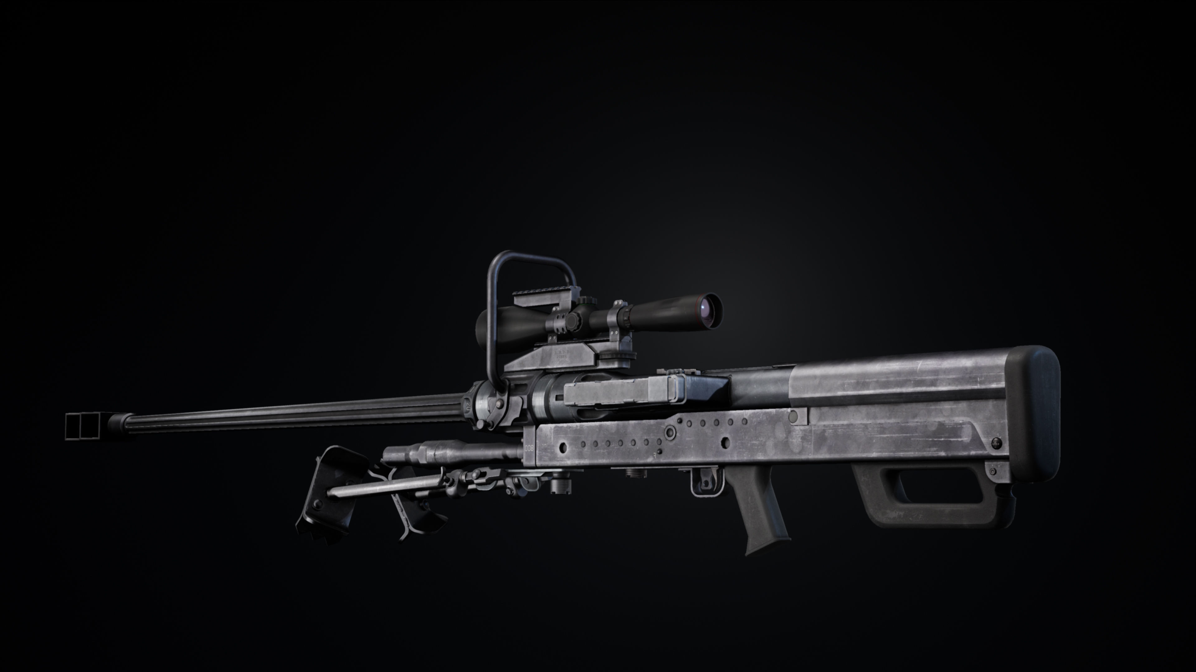 3D model Rifle NTW-20 VR / AR / low-poly | CGTrader