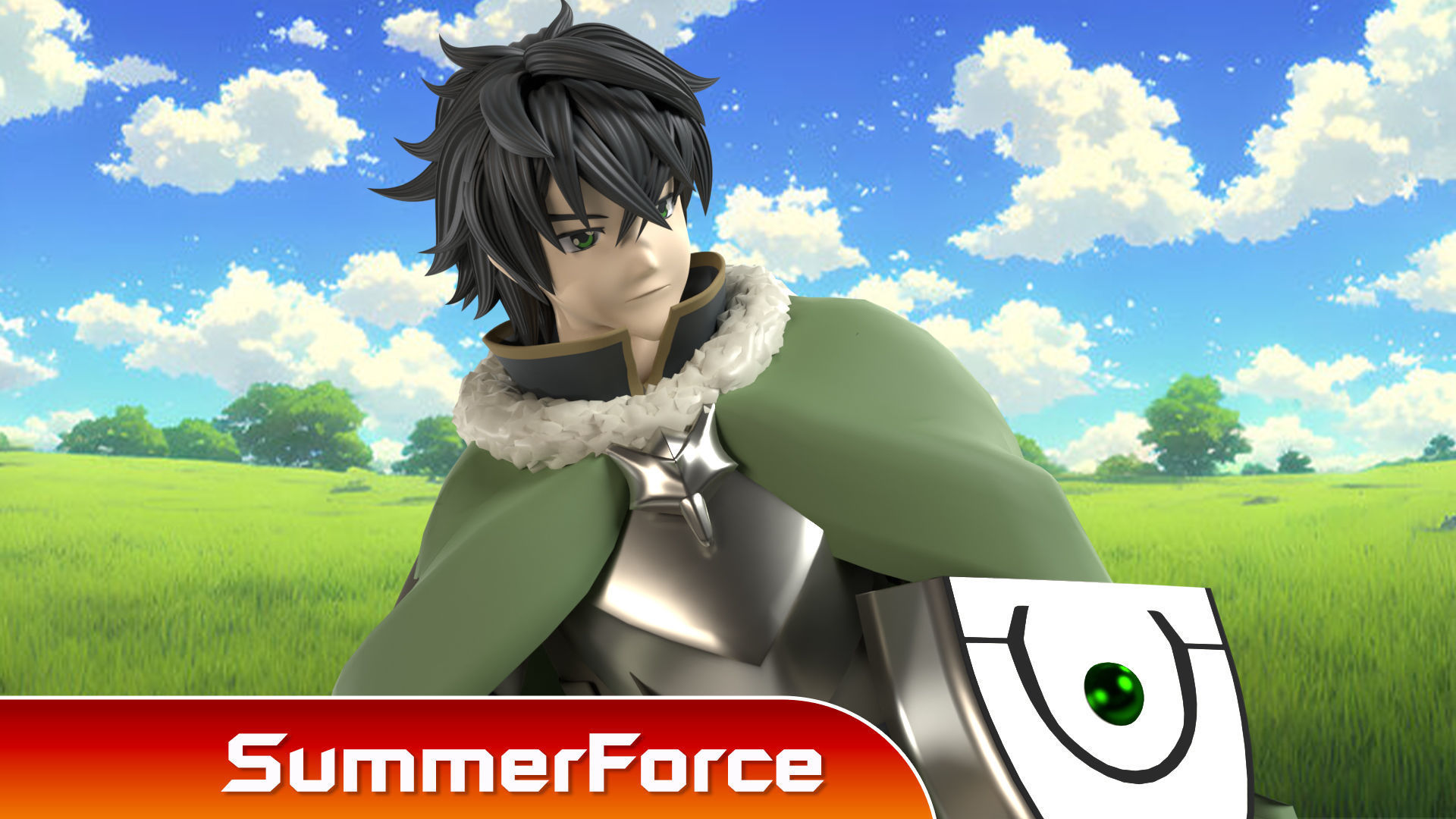 Naofumi Iwatani - Rising of the Shield Hero 3D model rigged | CGTrader