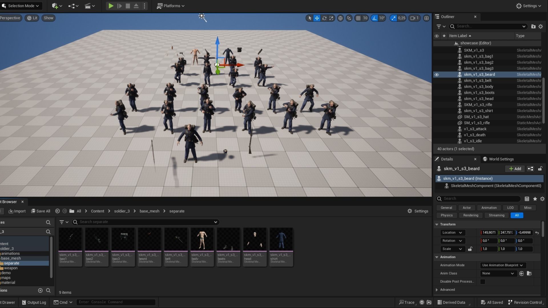 3D model Soldier 3 A pose Low poly character redy for game VR / AR / low-poly | CGTrader