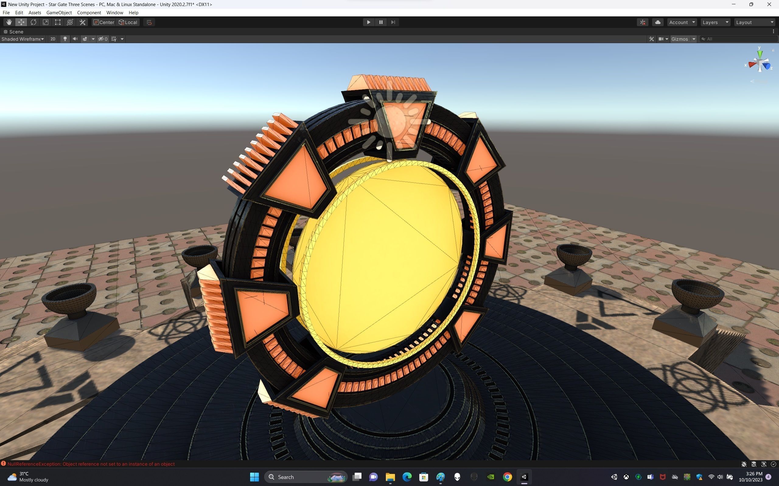 3D model Star Gate Three VR / AR / low-poly | CGTrader