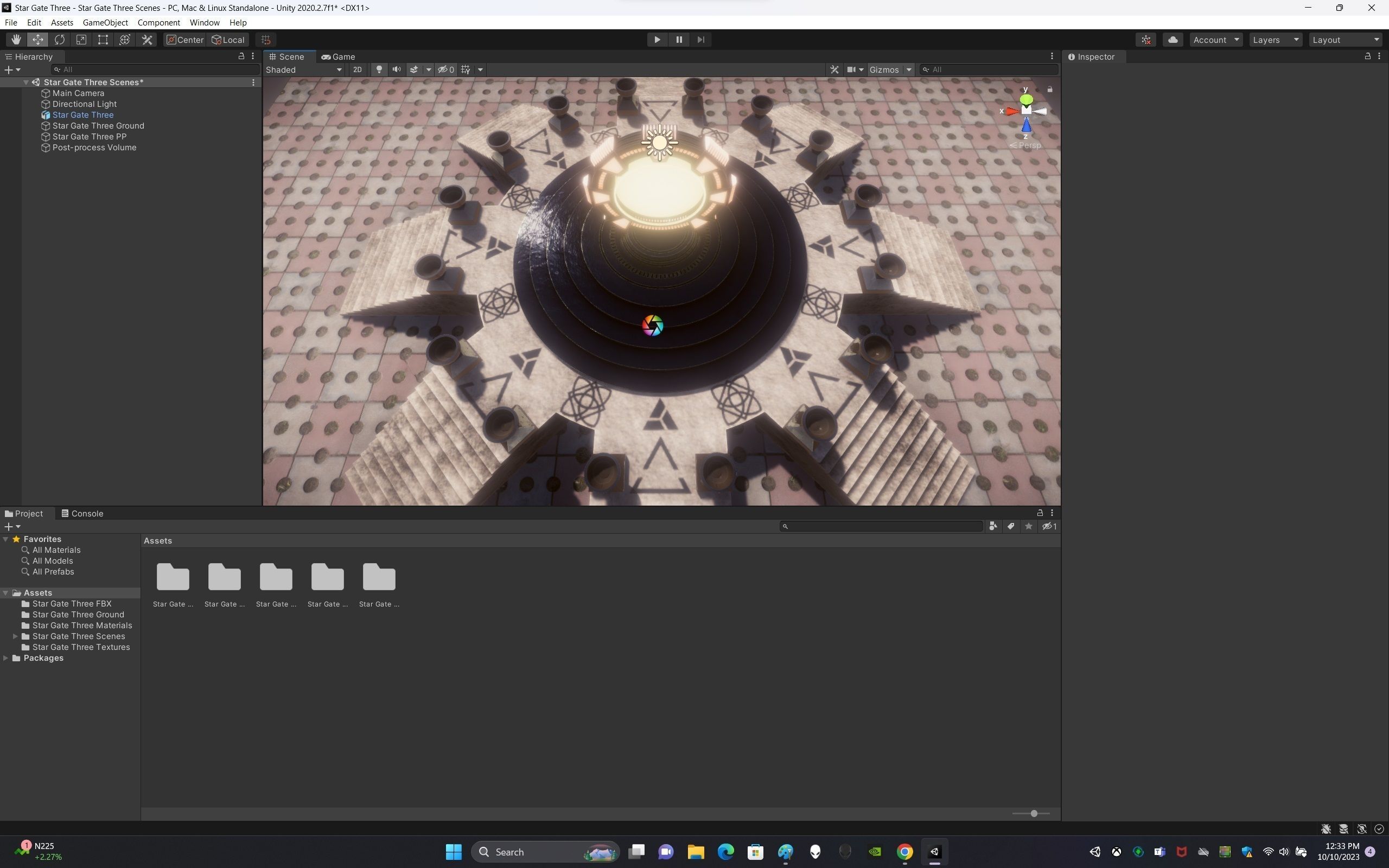 3D model Star Gate Three VR / AR / low-poly | CGTrader