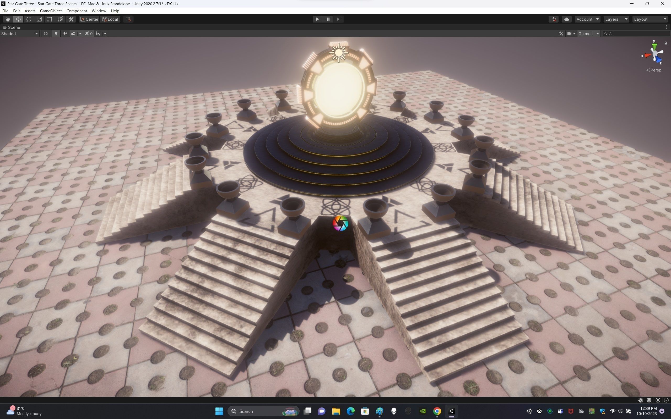 3D model Star Gate Three VR / AR / low-poly | CGTrader