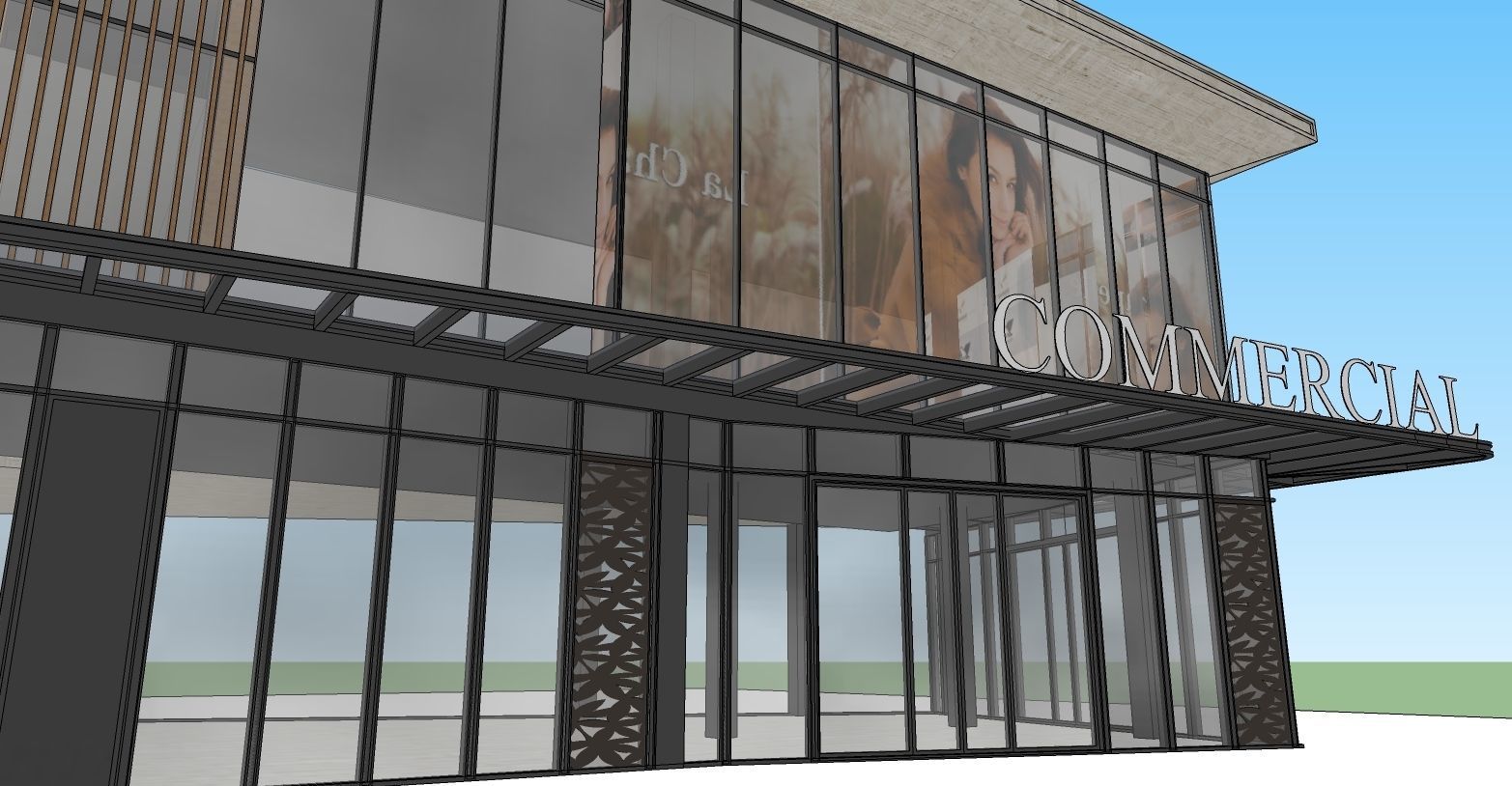 commercial building 3d model of shopping mall 3D model | CGTrader