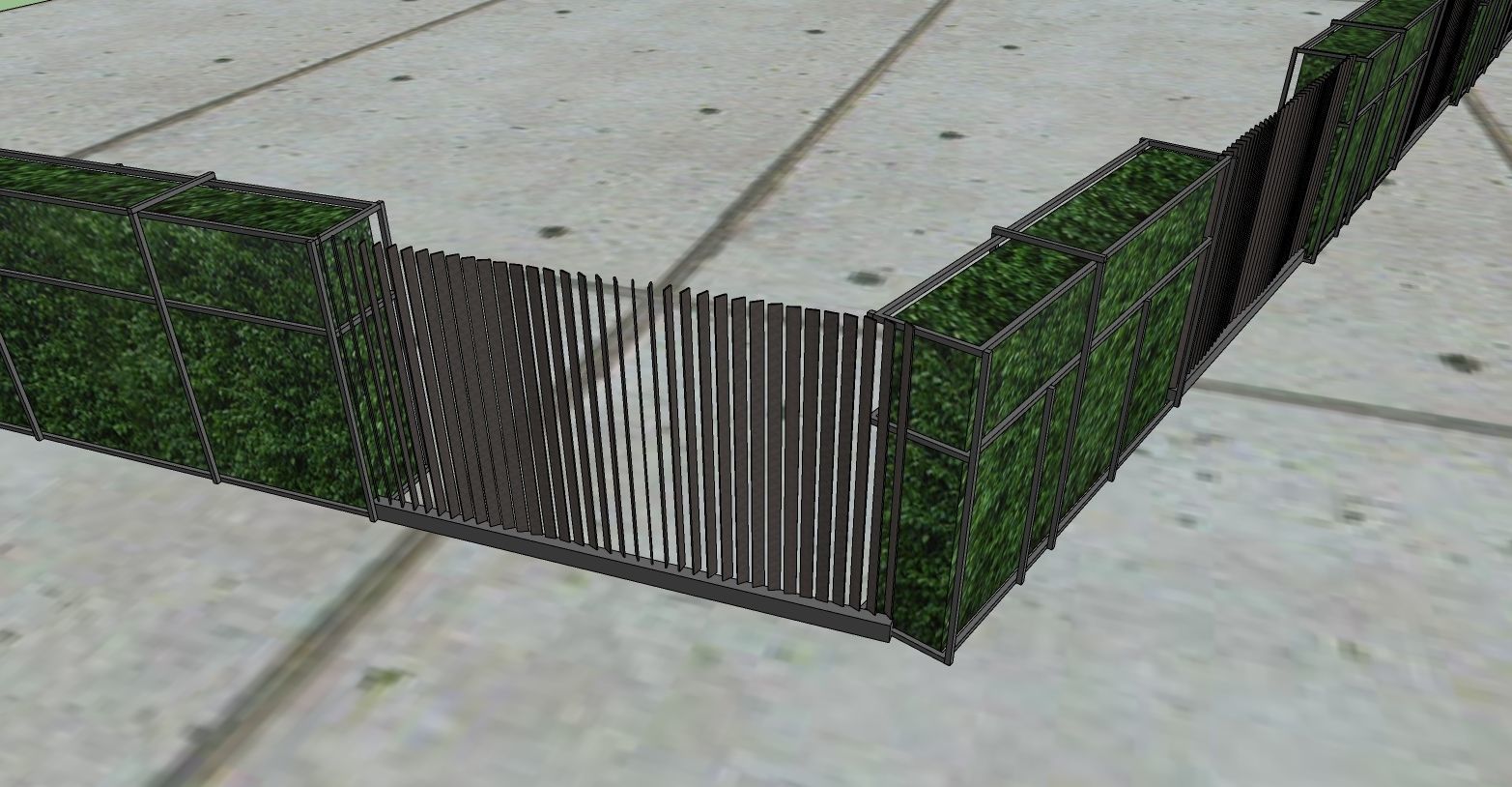 Affordable and Easy-to-Use Boundary Wall 3D Model 3D model | CGTrader