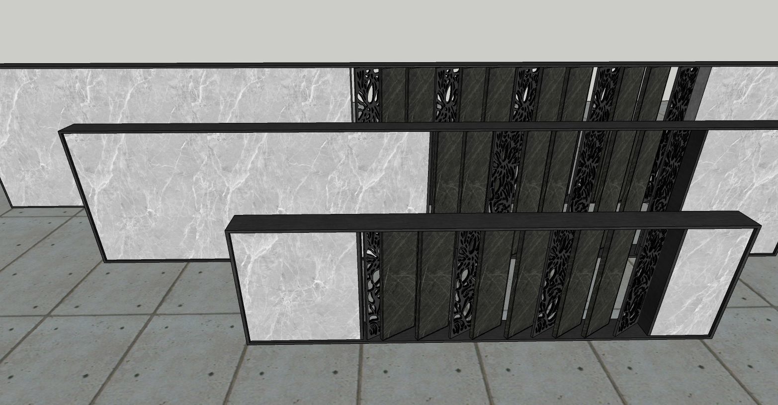 Realistic Boundary Wall 3D Model 3D model | CGTrader