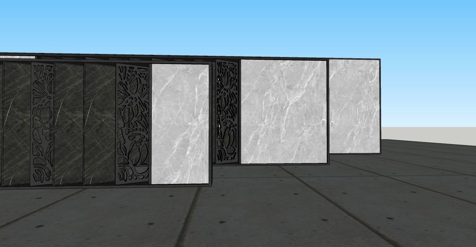 Realistic Boundary Wall 3D Model 3D model | CGTrader