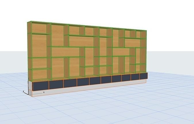 Timber shelves free 3D model 3D printable | CGTrader