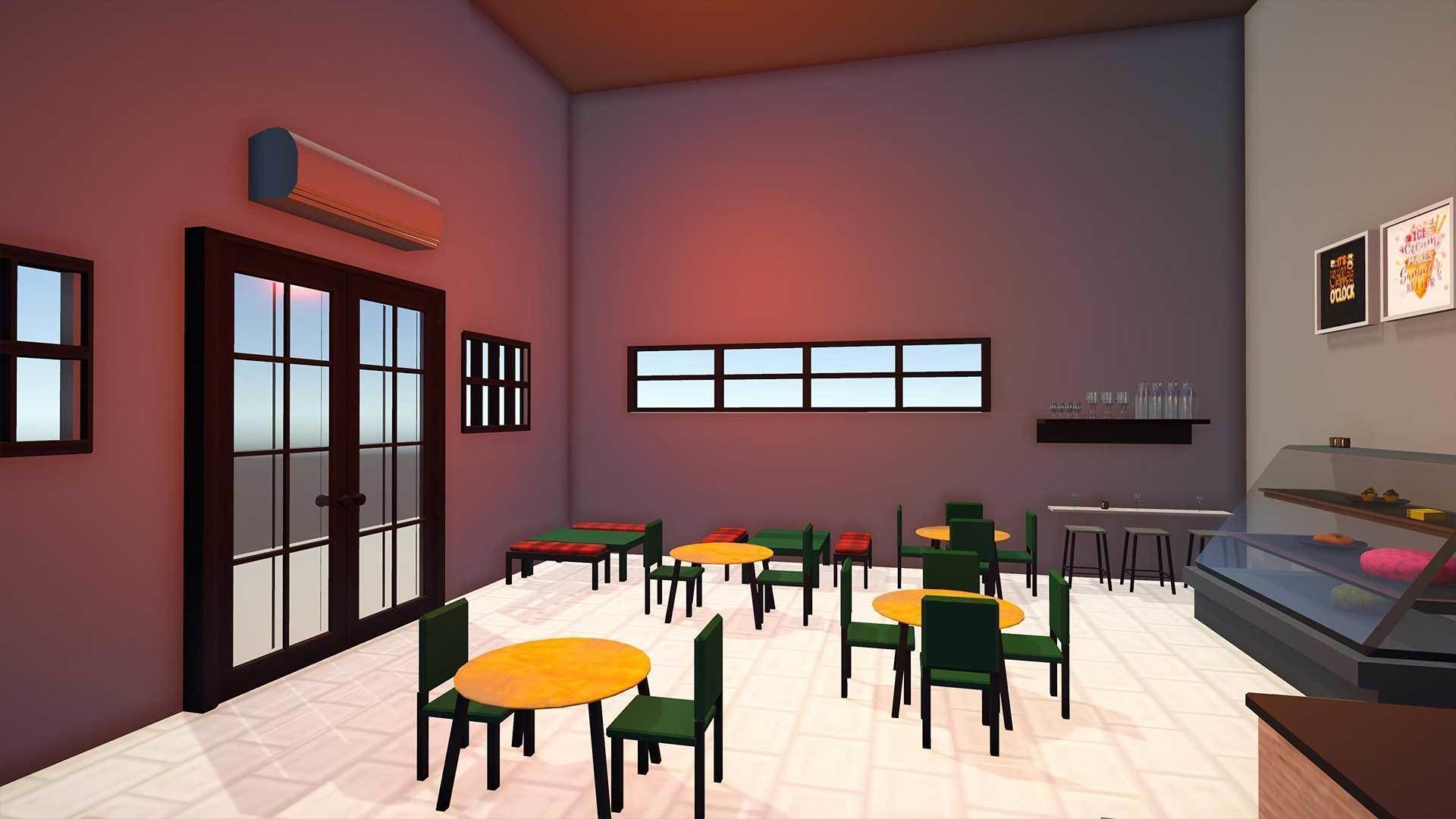 Cafe Interior Pack - Cartoonish Cafe 3D model | CGTrader