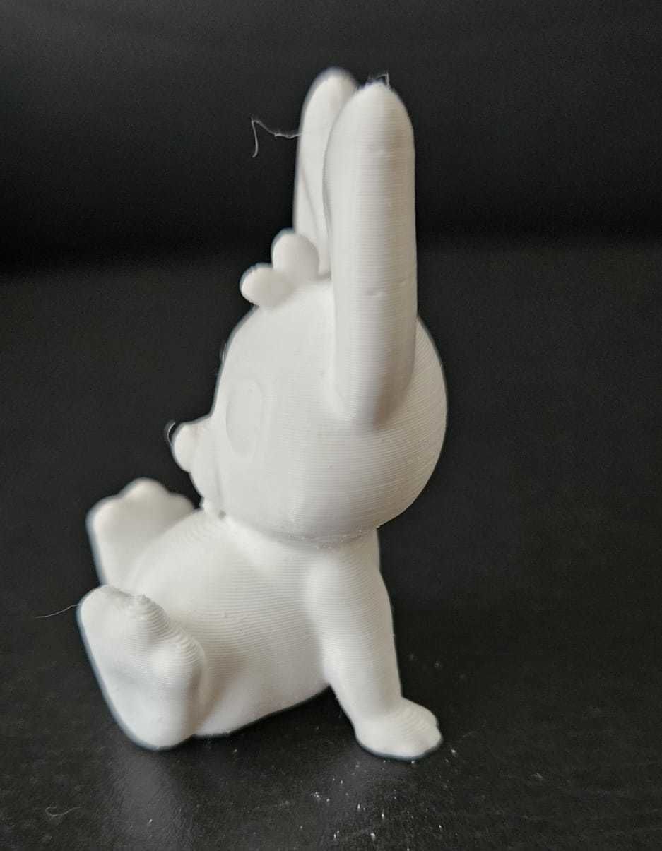 Little Sitting Bunny 3D model 3D printable | CGTrader