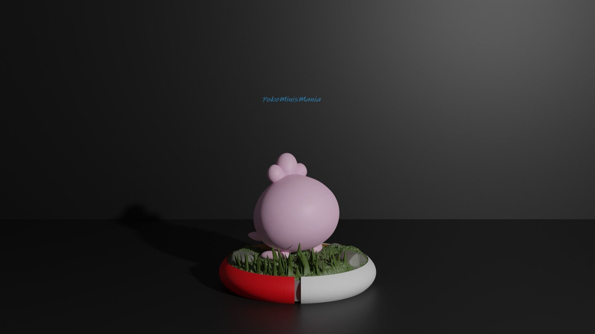 Igglybuff jigglypuff Wigglytuff and Scream tail 3D print model 3D model ...