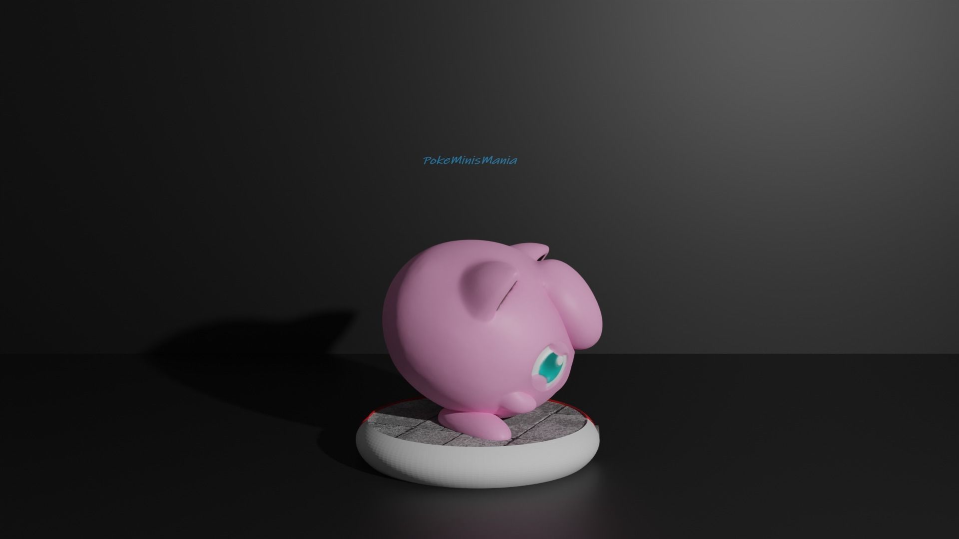Igglybuff jigglypuff Wigglytuff and Scream tail 3D print model 3D model ...
