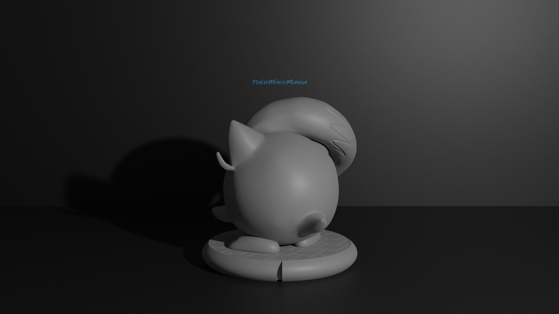 Igglybuff jigglypuff Wigglytuff and Scream tail 3D print model 3D model ...