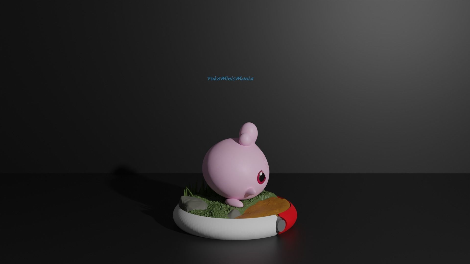 Igglybuff jigglypuff Wigglytuff and Scream tail 3D print model 3D model ...