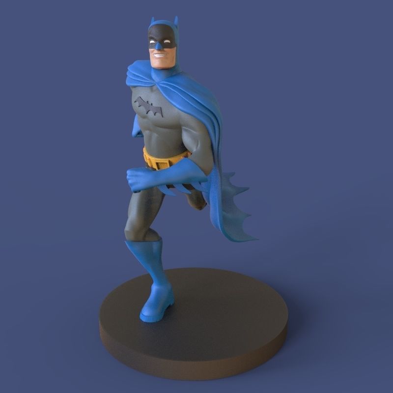 Batman in Dick Sprang style 3D model 3D printable | CGTrader