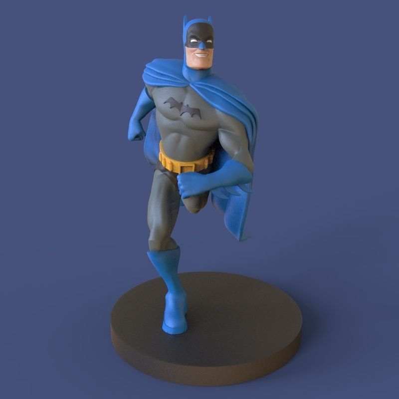 Batman in Dick Sprang style 3D model 3D printable | CGTrader