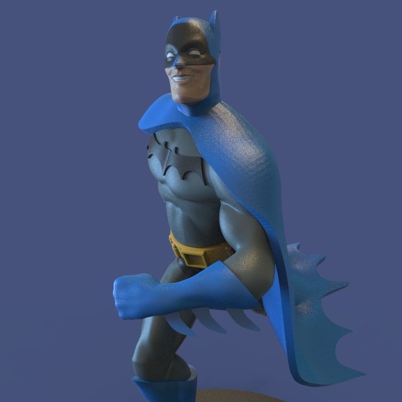 Batman in Dick Sprang style 3D model 3D printable | CGTrader
